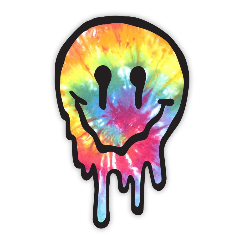 Drippy Face Tie Dye Sticker – Denny's X Lester's