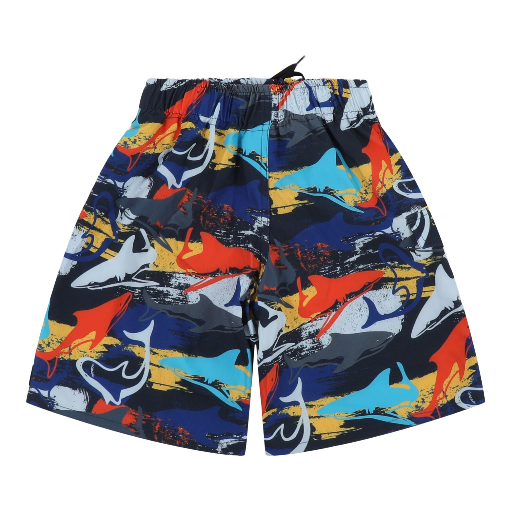 Shark Beach Multi Madrid Swim Trunks – Denny's X Lester's