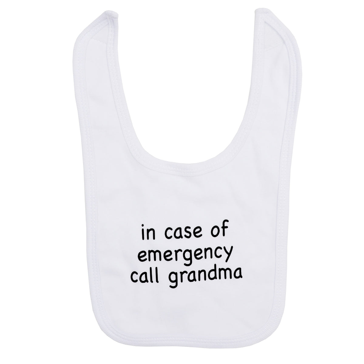 In Case Of Emergency Bib | Denny's