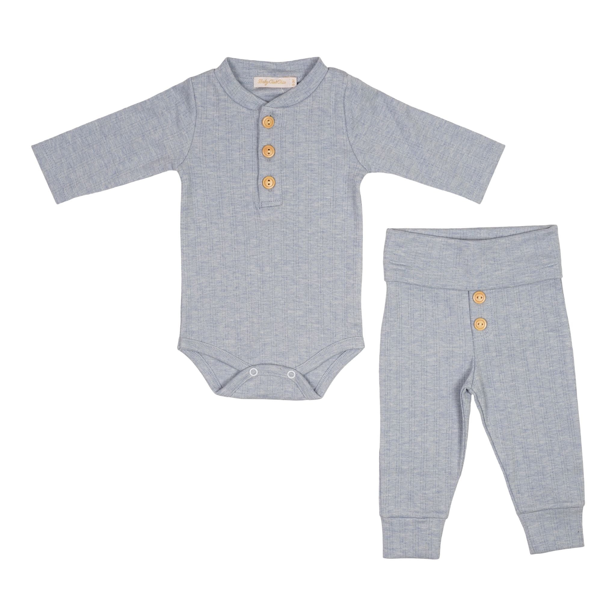 Rib Blue Body Suit & Pant – Denny's X Lester's