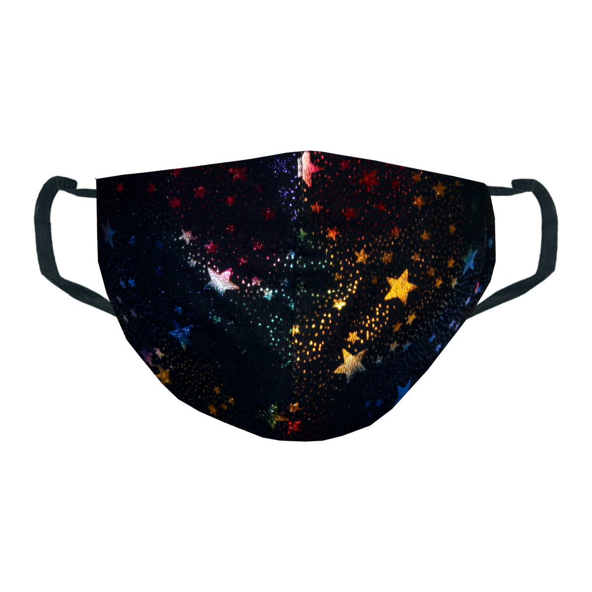 Blk w Metallic Stars Mask | Denny's