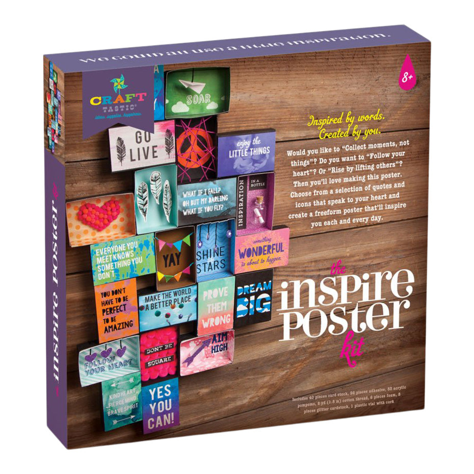 Craft Tastic Inspire Poster Kit – Denny's X Lester's
