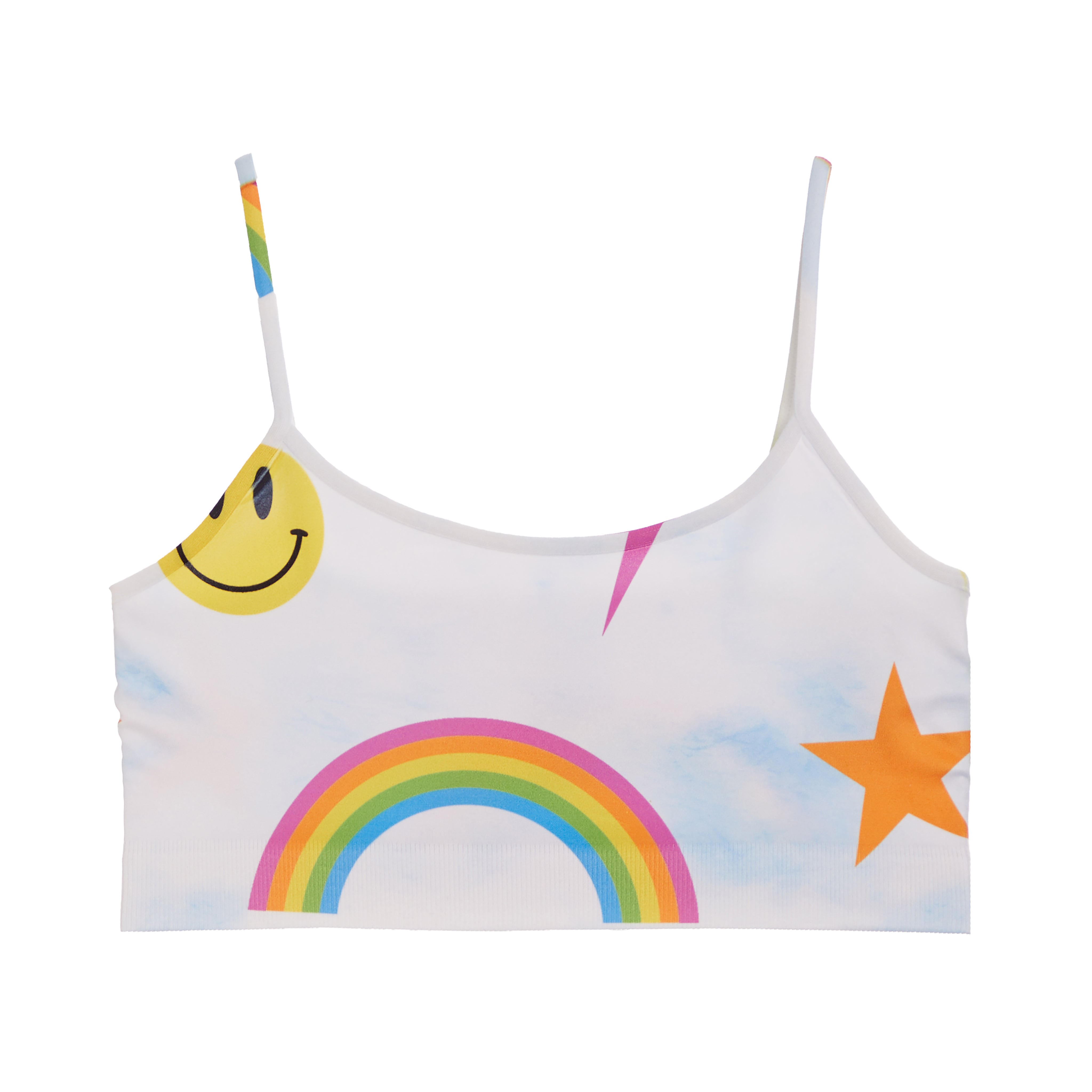 Cloud Tie Dye With Icons Bra Cami – Denny's X Lester's