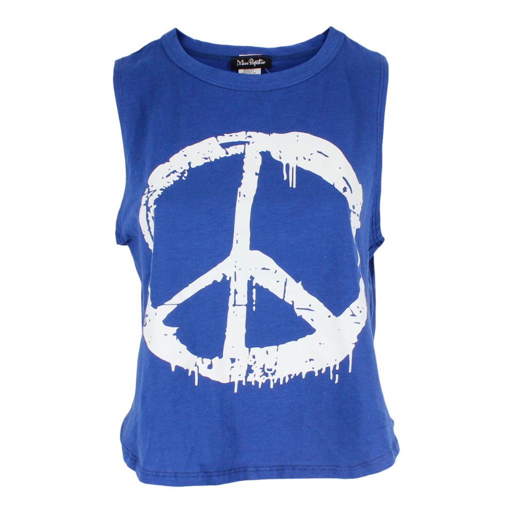 Peace Sign Muscle Tank – Denny's X Lester's