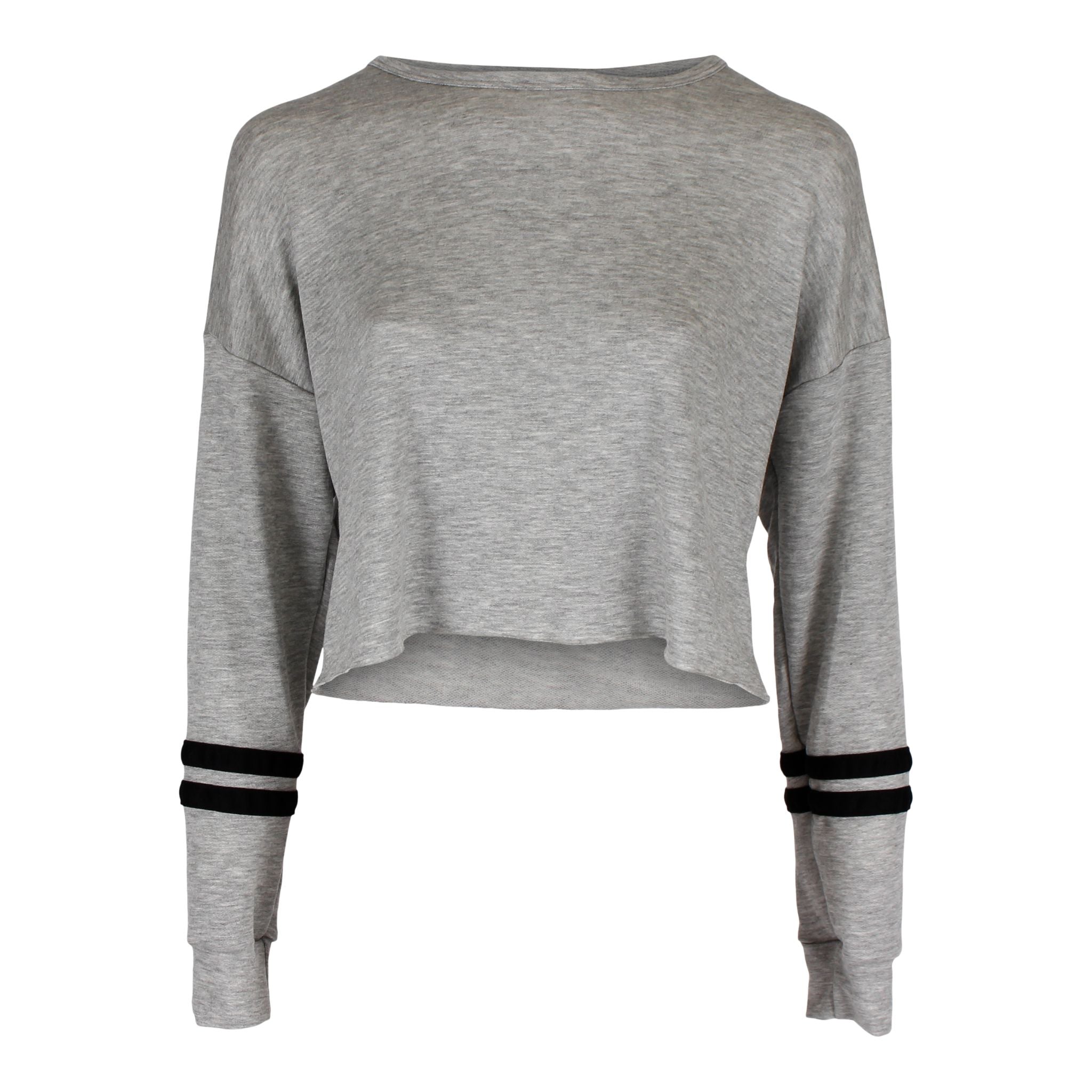 Long Sleeve Cut Off Varsity French Terry Crew – Denny's X Lester's