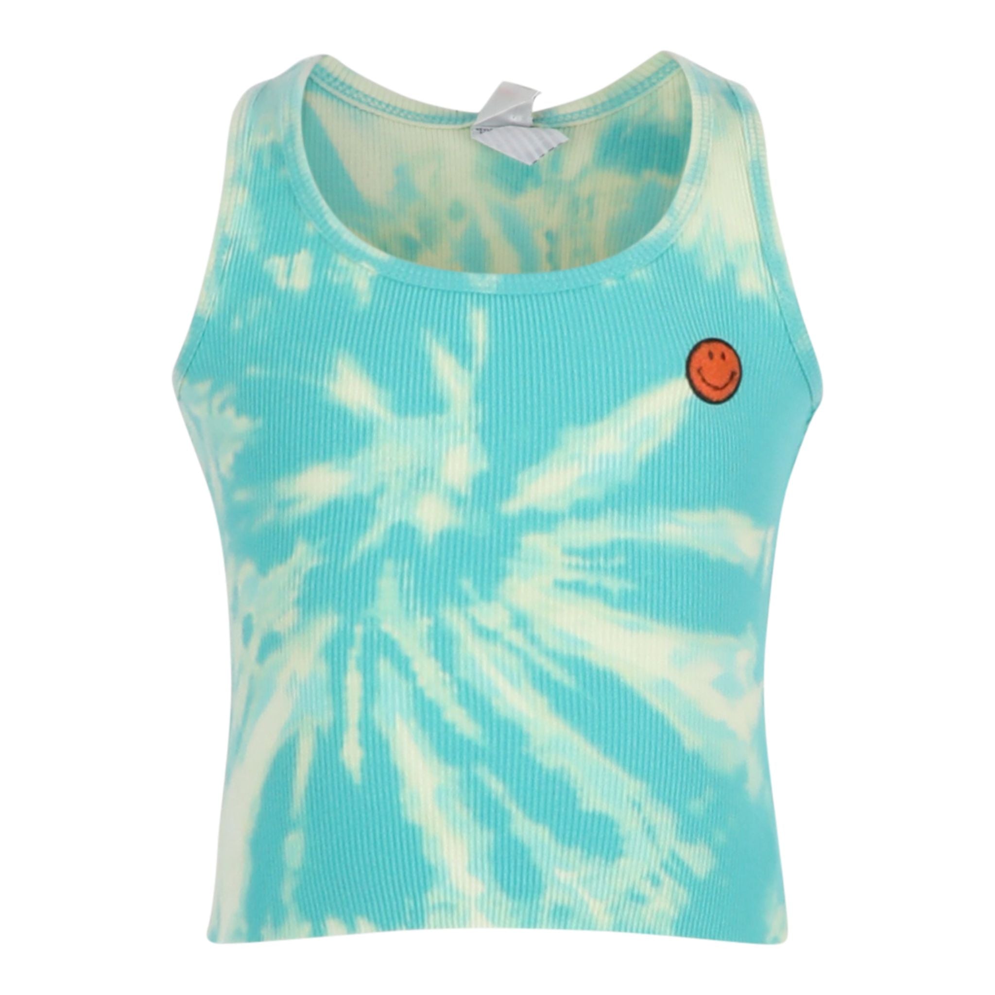 Orange Smiley Bleach Tank – Denny's X Lester's