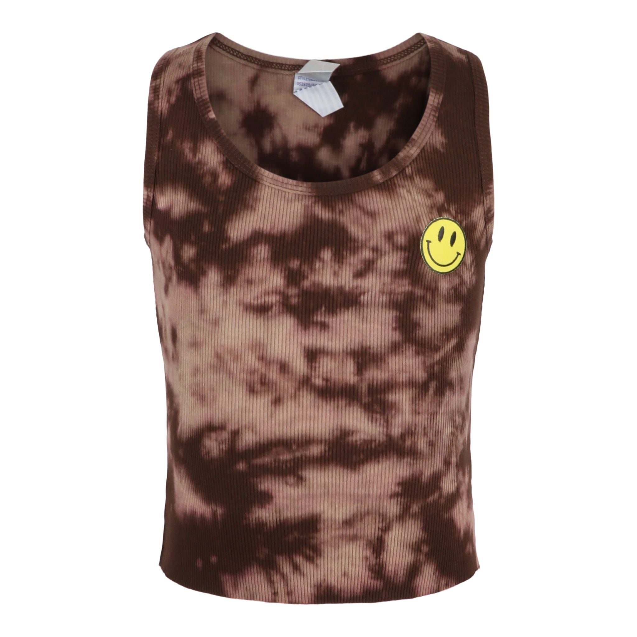 Yellow Smiley Bleach Tank – Denny's X Lester's