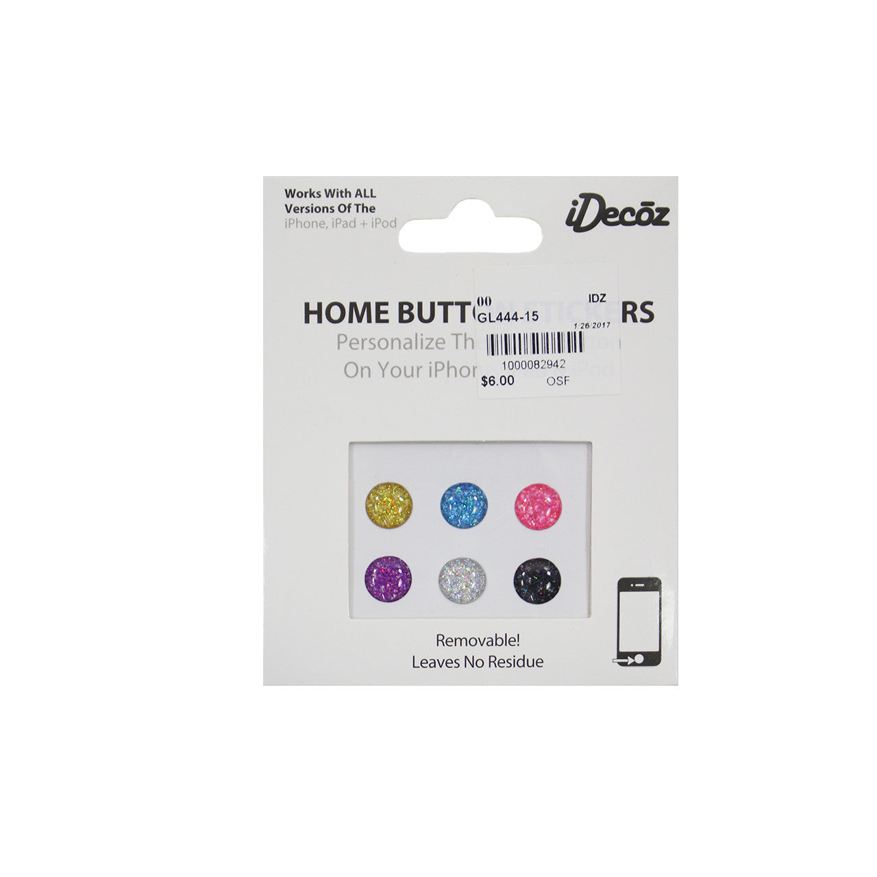 Glitter Pack Home Buttons – Denny's X Lester's