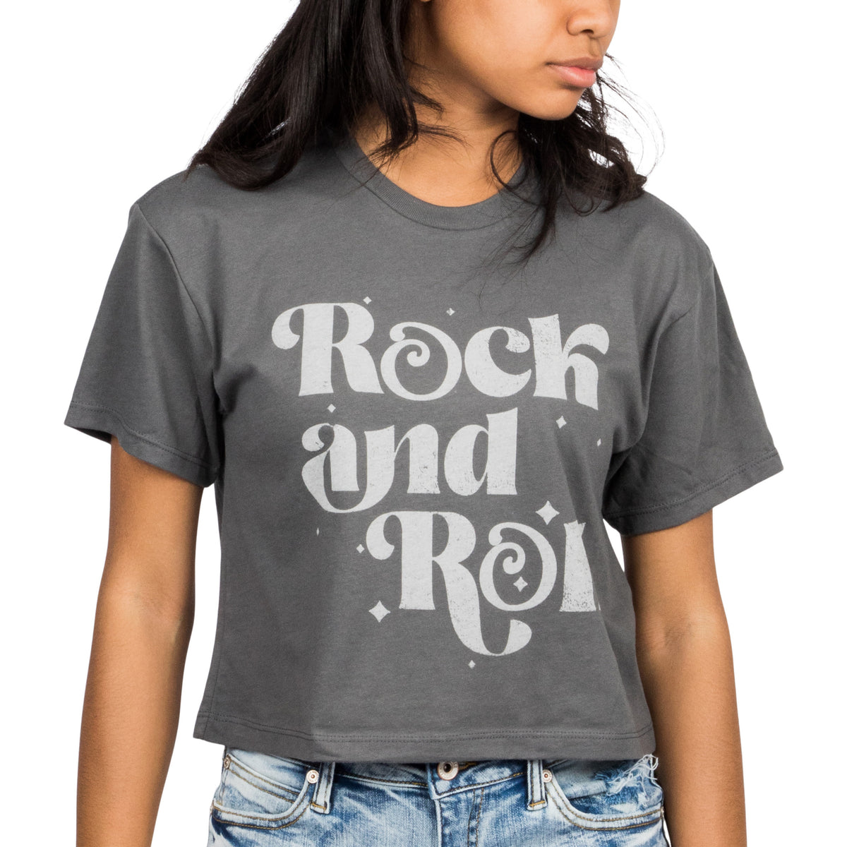 Crop Rock and Roll Tee | Denny's
