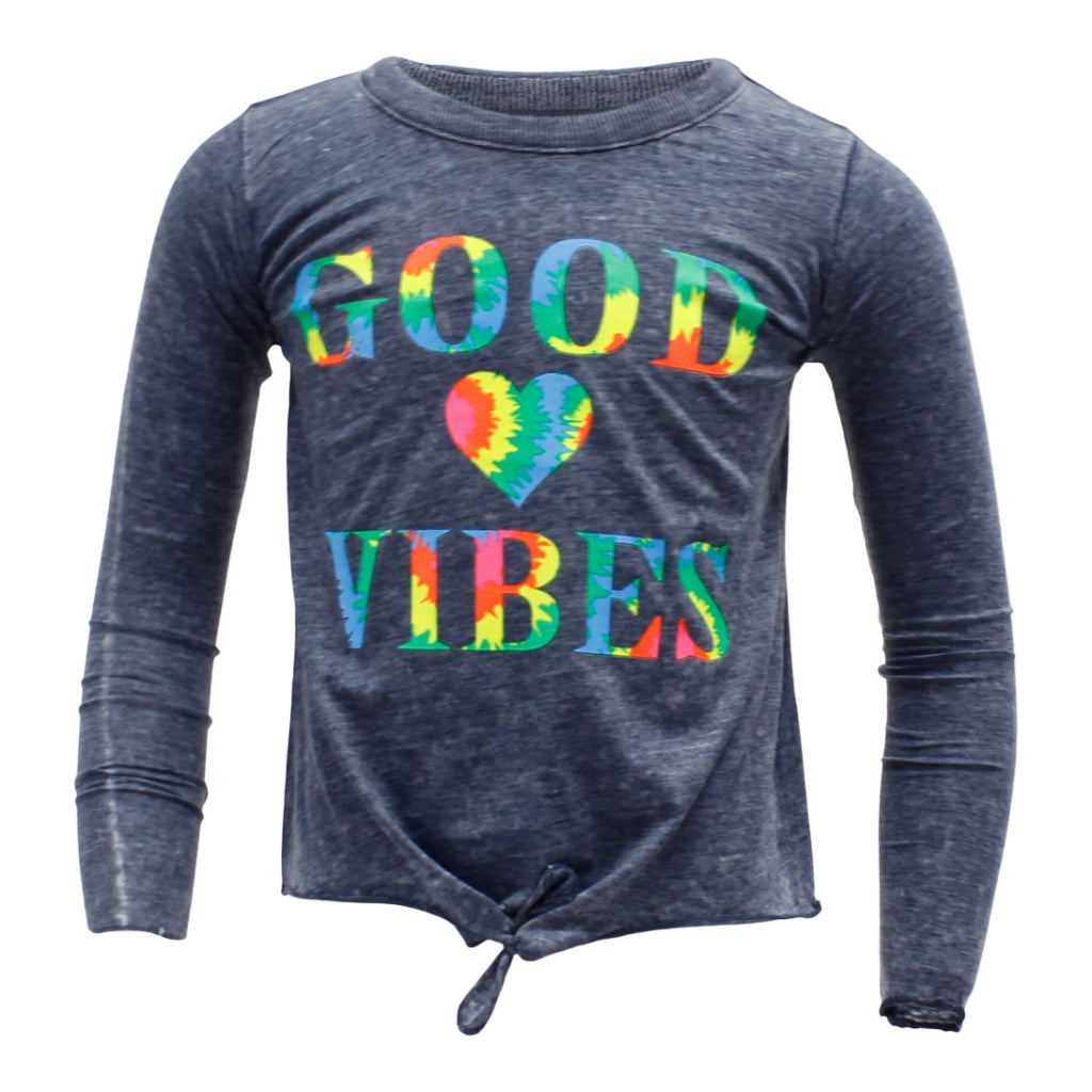 Tie Front Good Vibes Heart – Denny's X Lester's