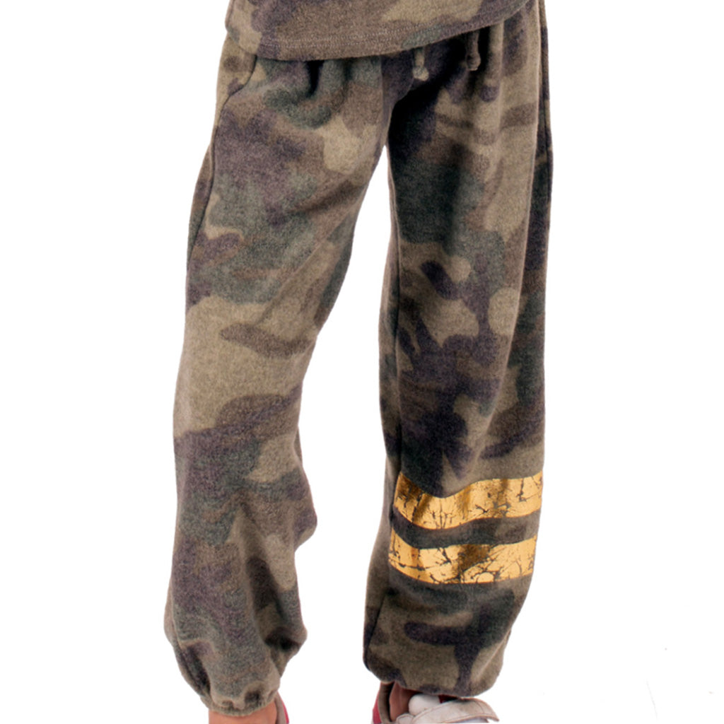 Push Up Camo Hacci Pant with Gold Stripes – Denny's X Lester's