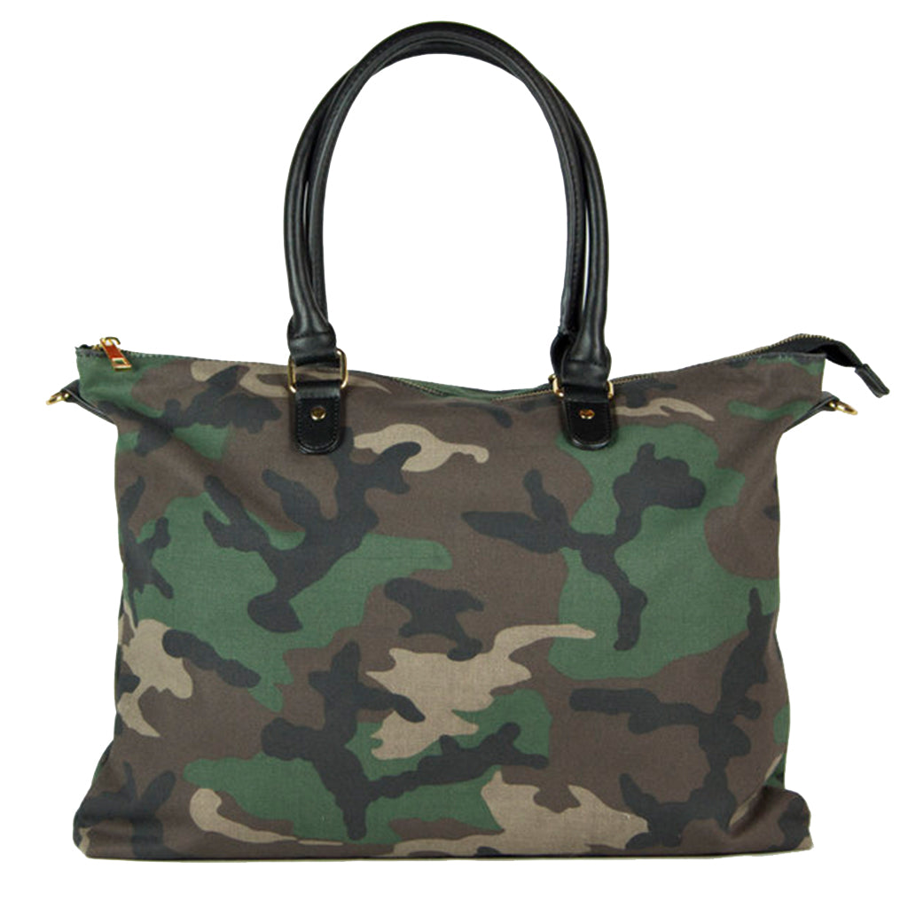 Green Camo Satchel with Prism Strap – Denny's X Lester's