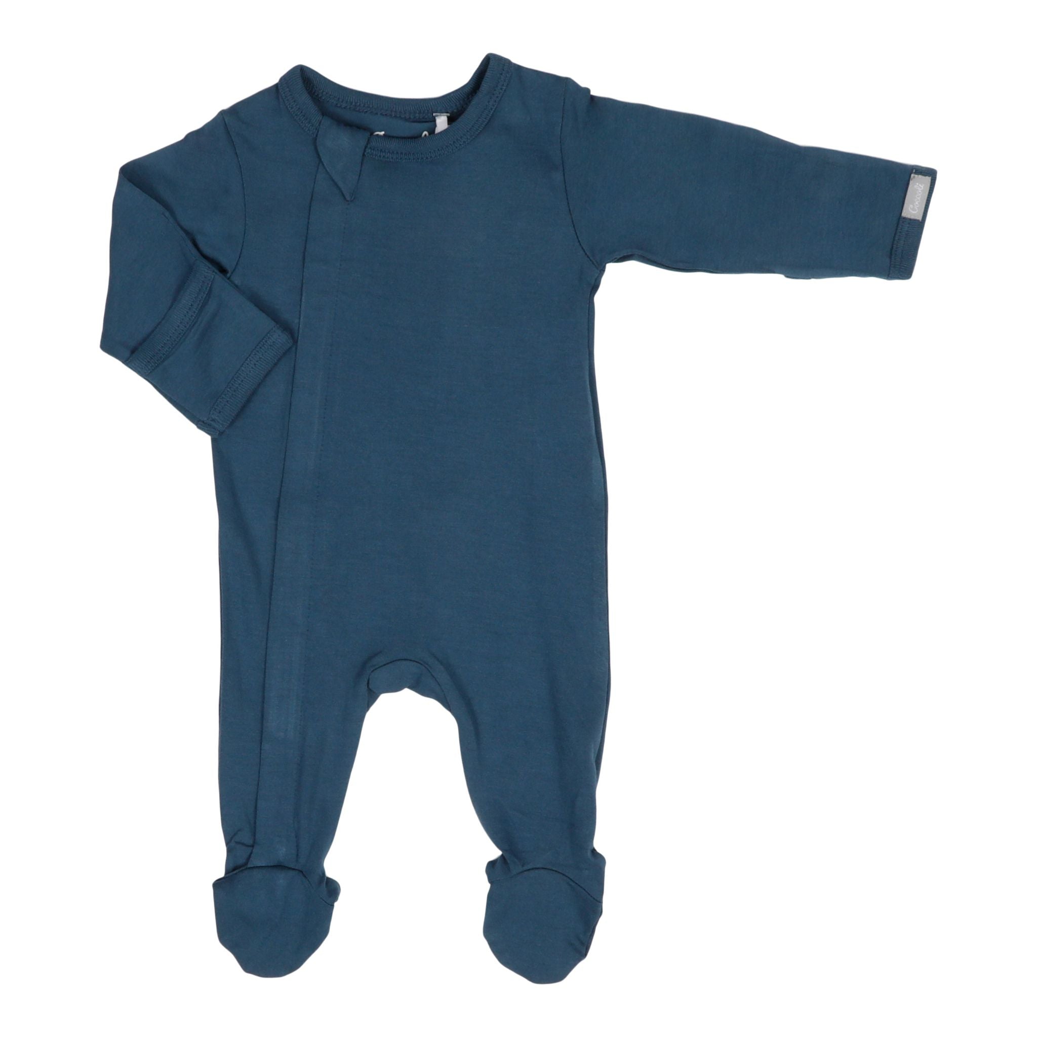 Majolica Blue Footie – Denny's X Lester's