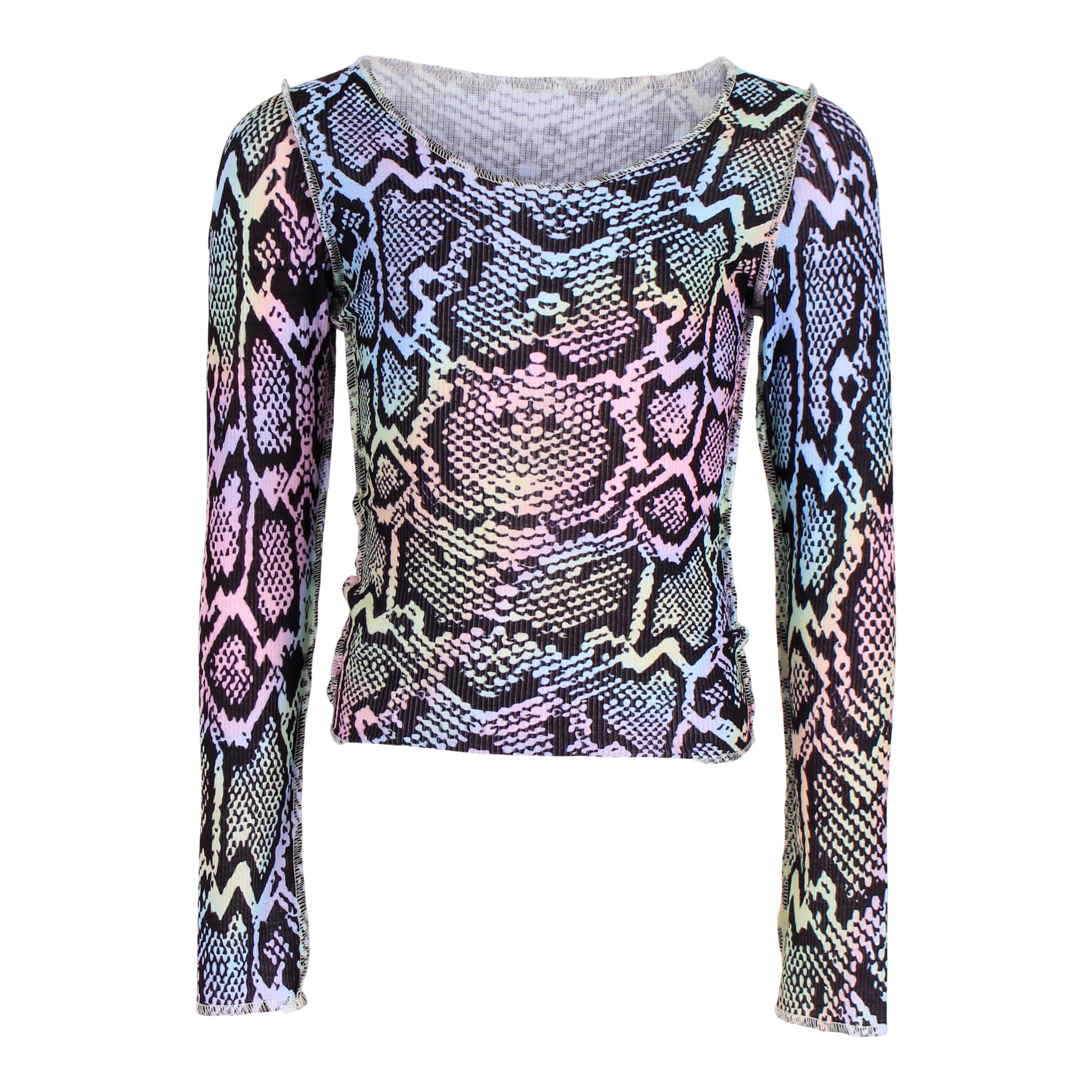 Long Sleeve Crop Snake Skin – Denny's X Lester's