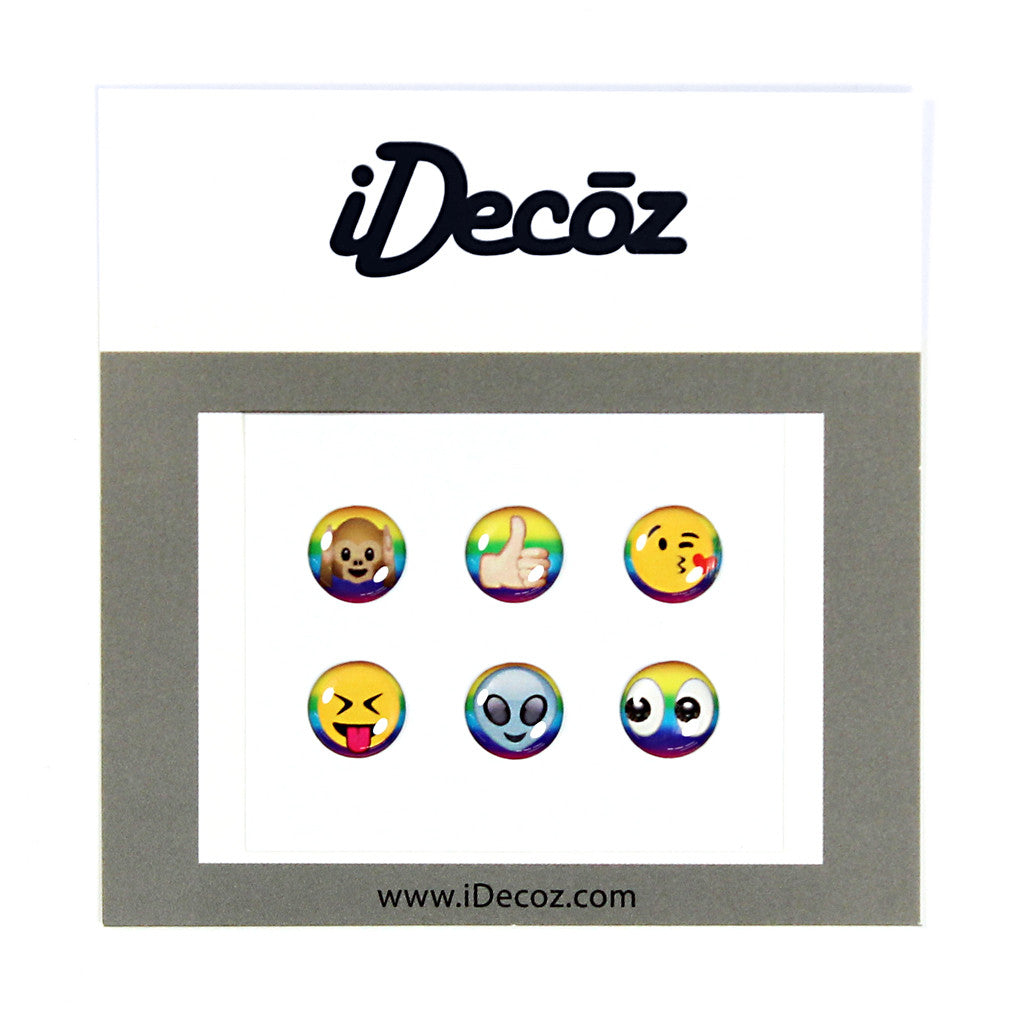 Rainbow Emoji Home Buttons – Denny's X Lester's