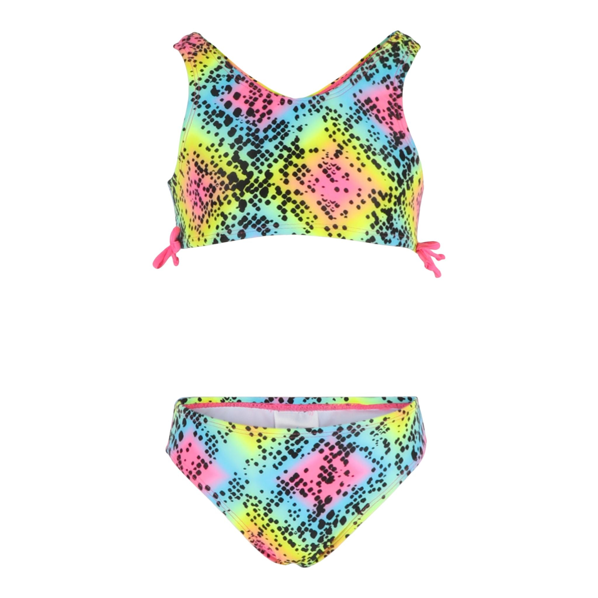 2pc Rainbow Snake Skin Bikini – Denny's X Lester's