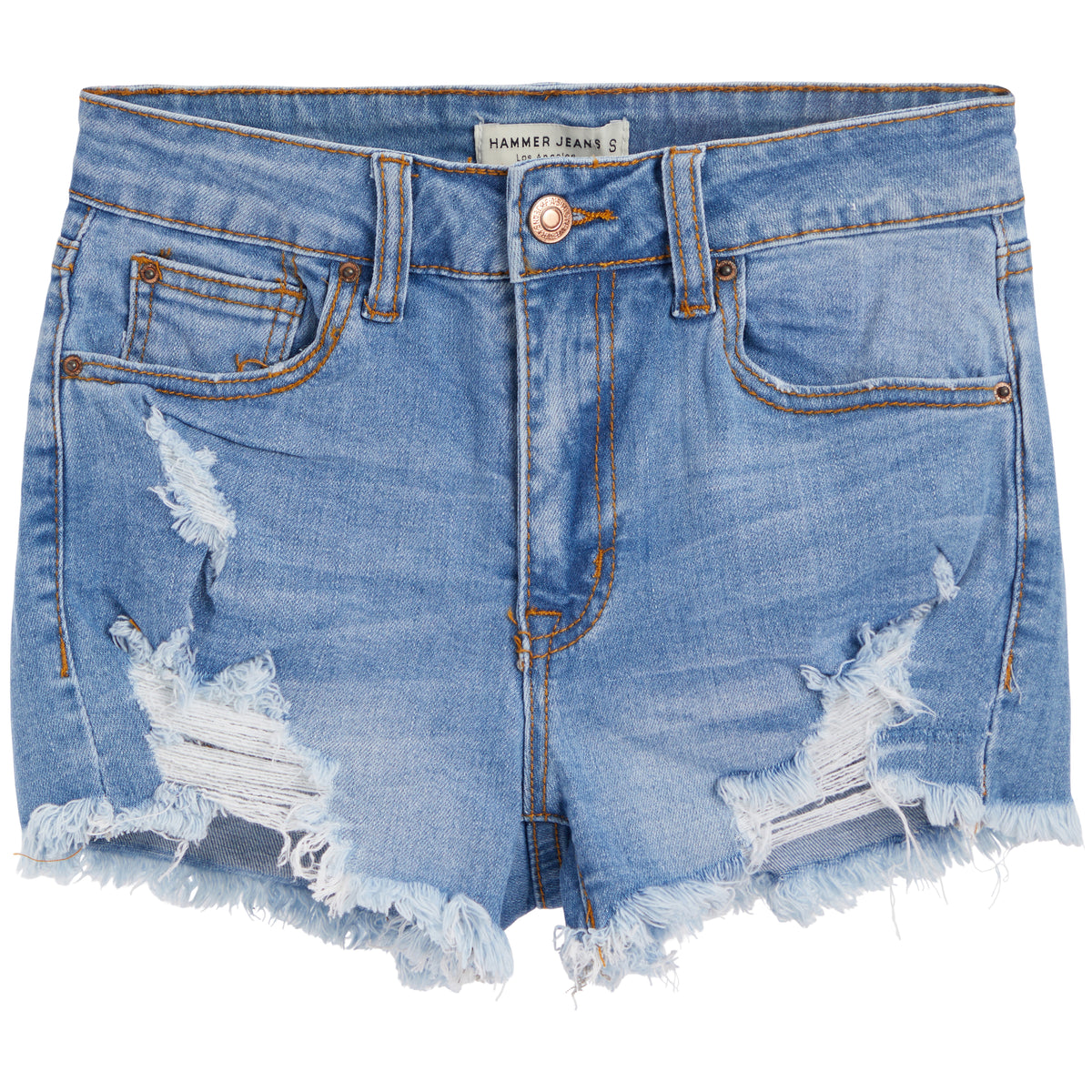 Distressed Cut Off Denim Short | Denny's