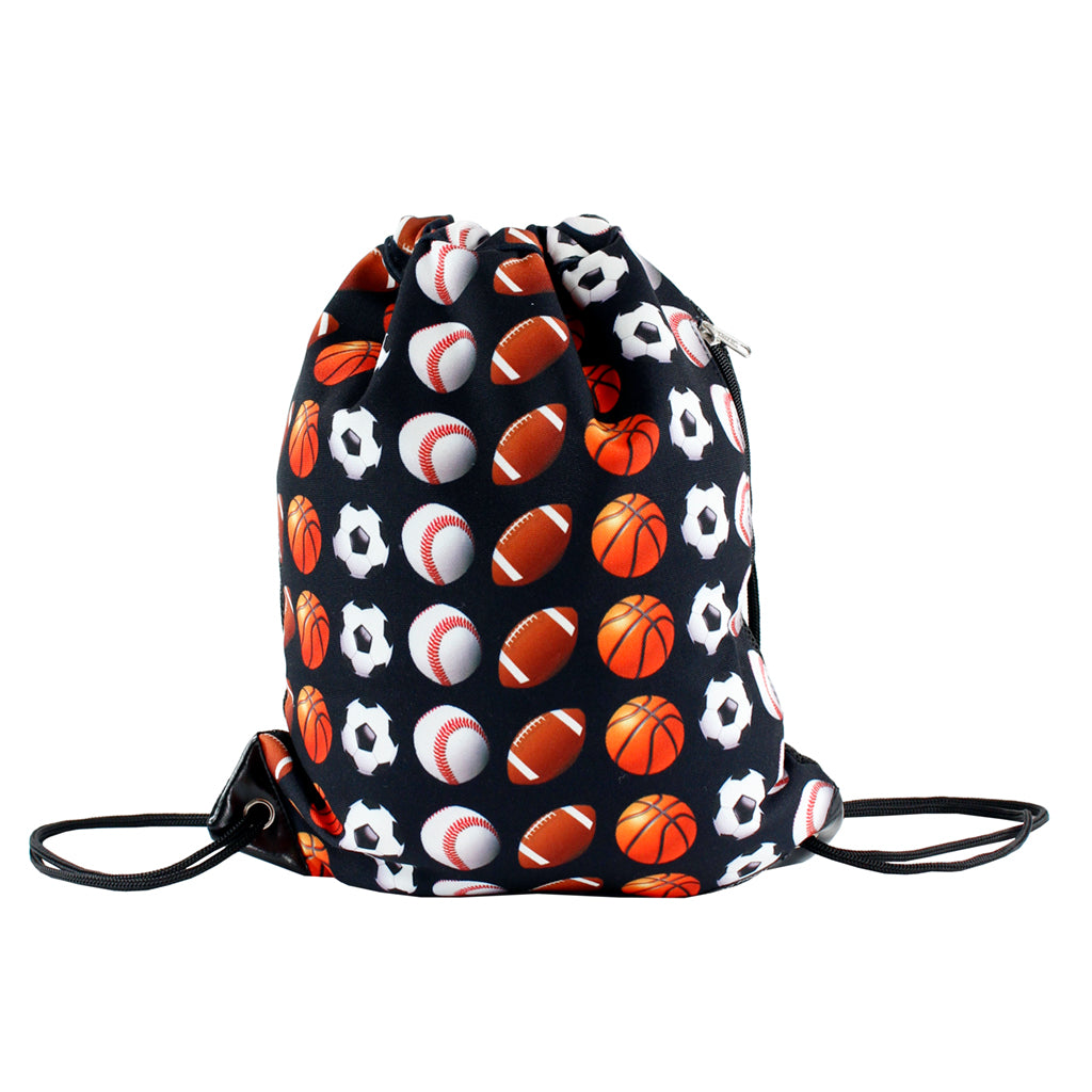 Drawstring Sling Bag Sport Balls – Denny's X Lester's