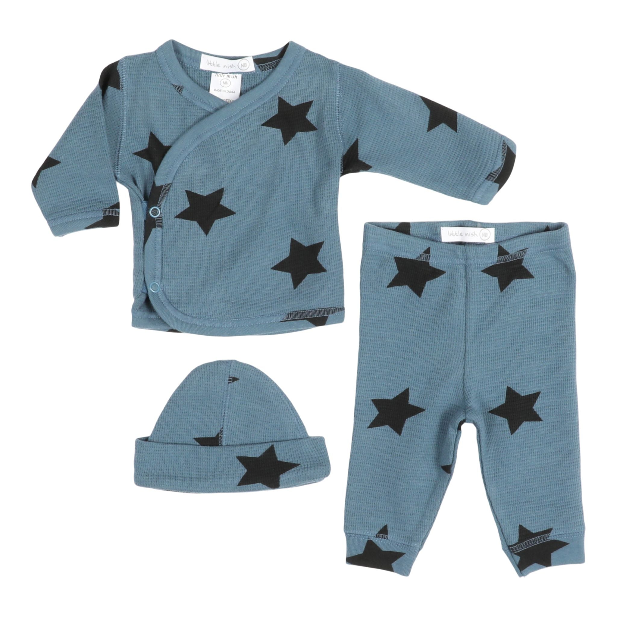 Black Stars Denim 3pc Take Home Set – Denny's X Lester's