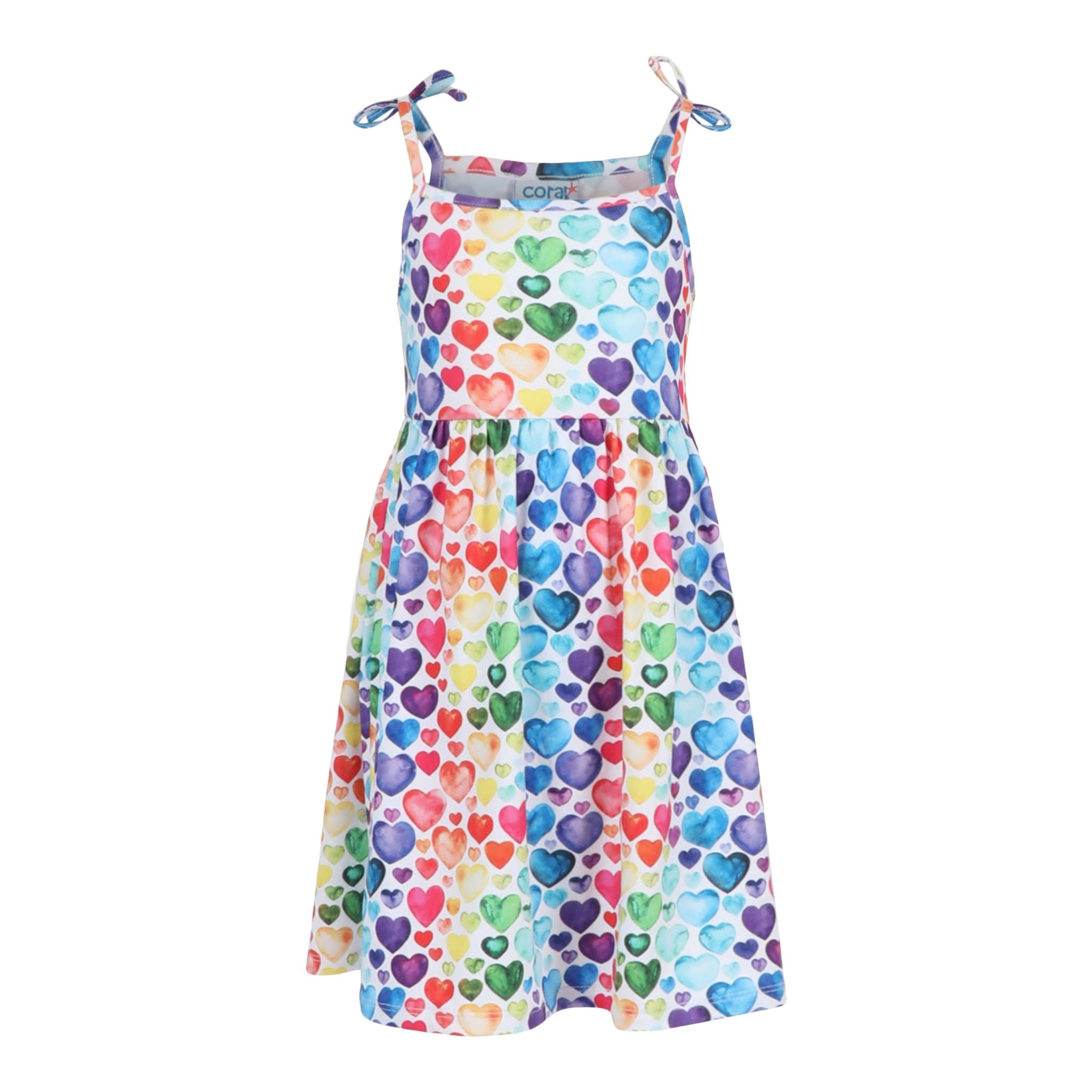 Rainbow Hearts Harlow Dress – Denny's X Lester's