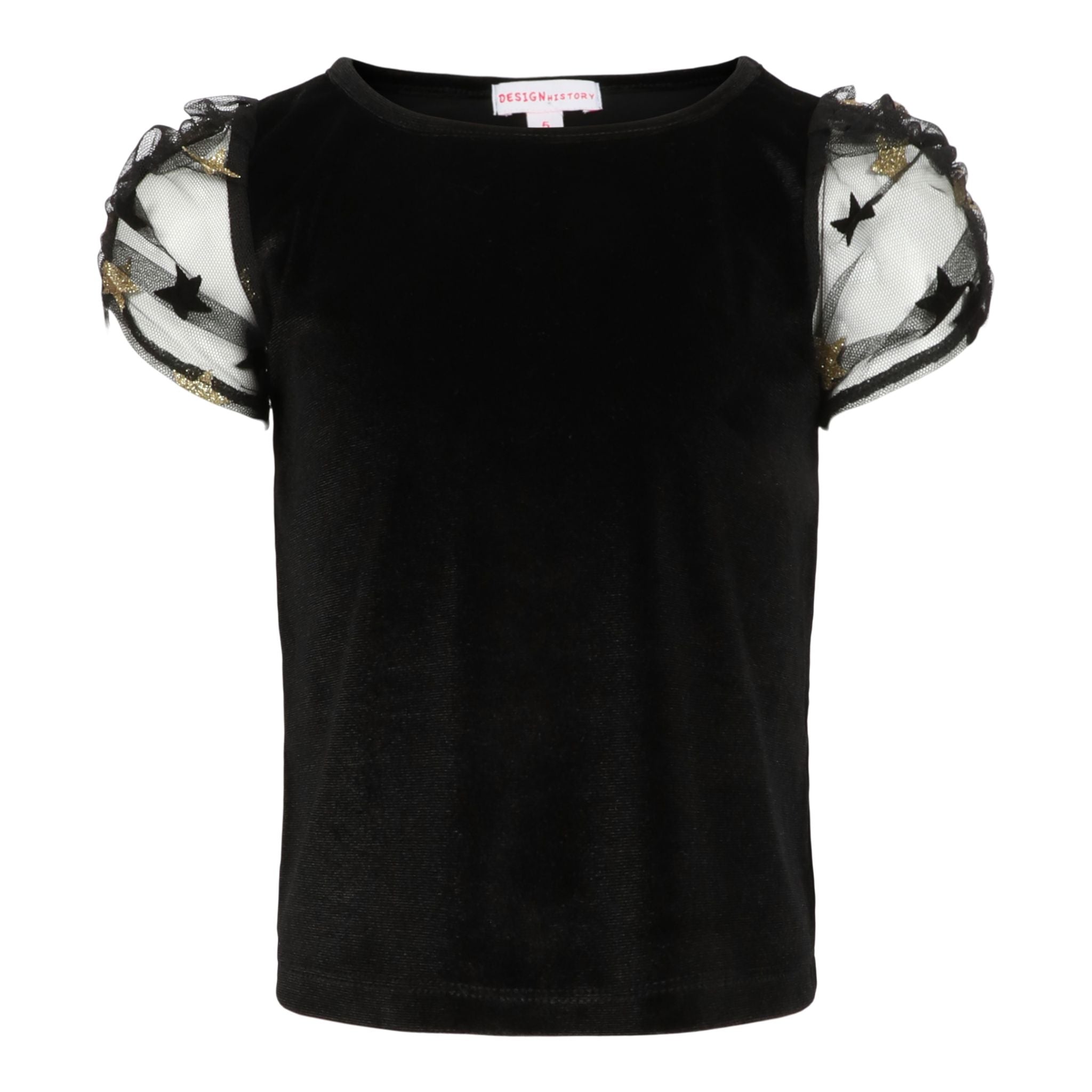 Puff Star Sleeve Velour Top – Denny's X Lester's