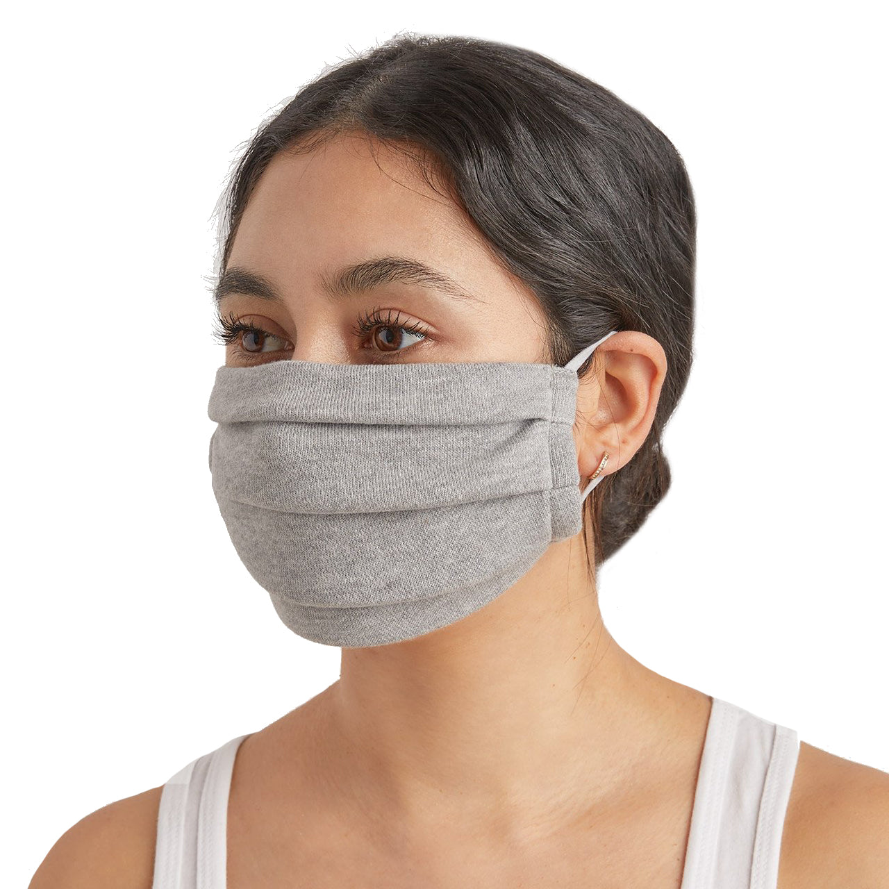 Solid Grey Re-usable Face Mask – Denny's X Lester's